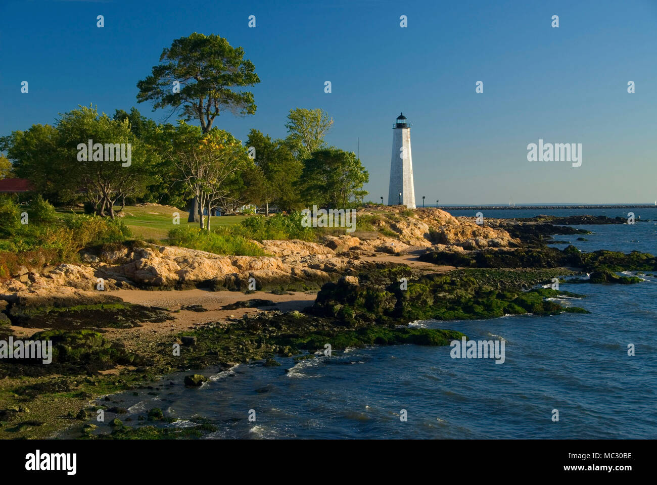 New Haven Lighthouse, Lighthouse Point Park, New Haven, Connecticut ...