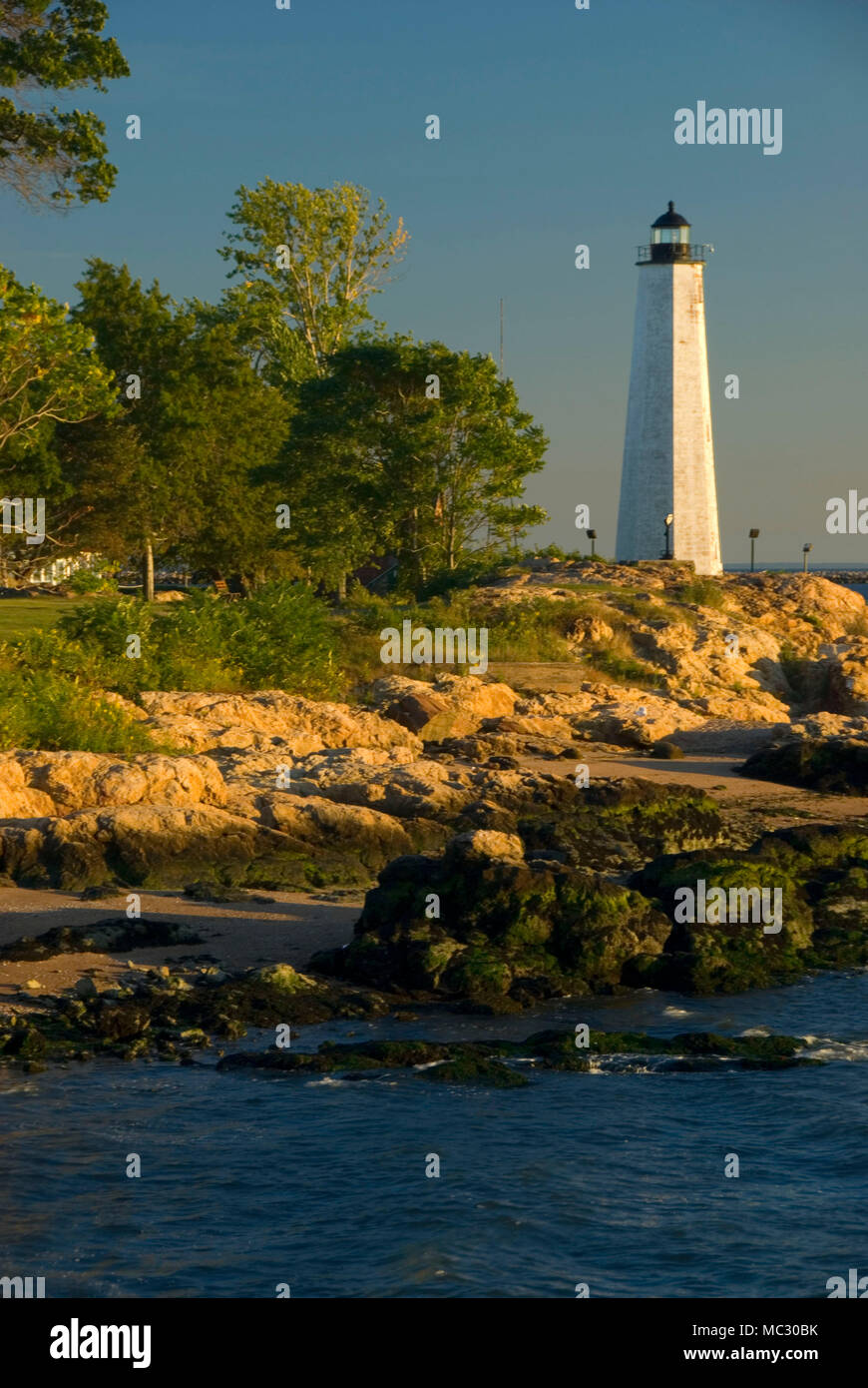 New Haven Lighthouse, Lighthouse Point Park, New Haven, Connecticut ...