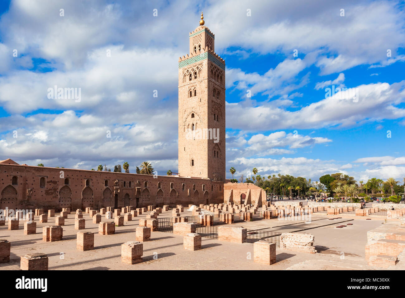The Koutoubia Mosque or Kutubiyya Mosque is the largest mosque in ...