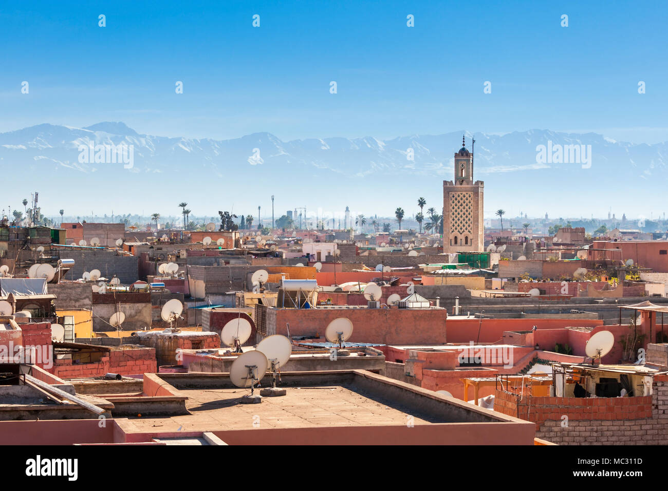 Marrakesh aerial hi-res stock photography and images - Alamy
