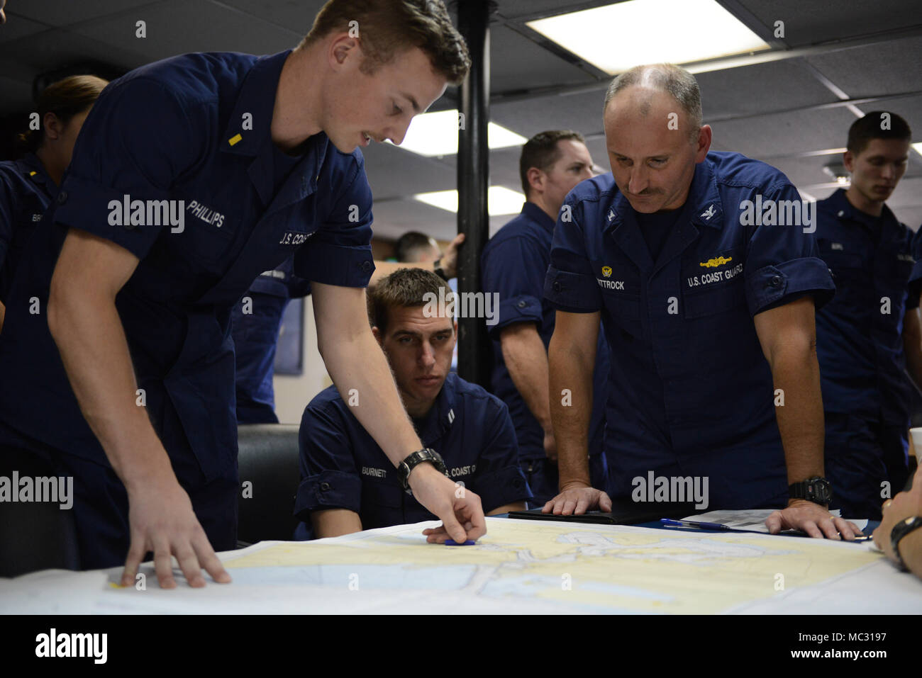Capt. Steve Wittrock, commanding officer of the U.S. Coast Guard Cutter ...