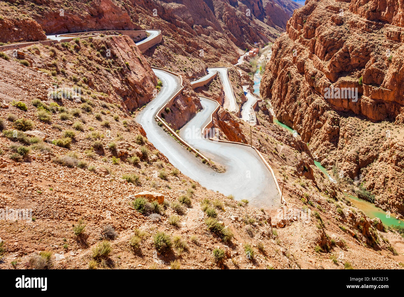 Dades Gorge is a gorge of Dades River in Atlas Mountains in Morocco ...