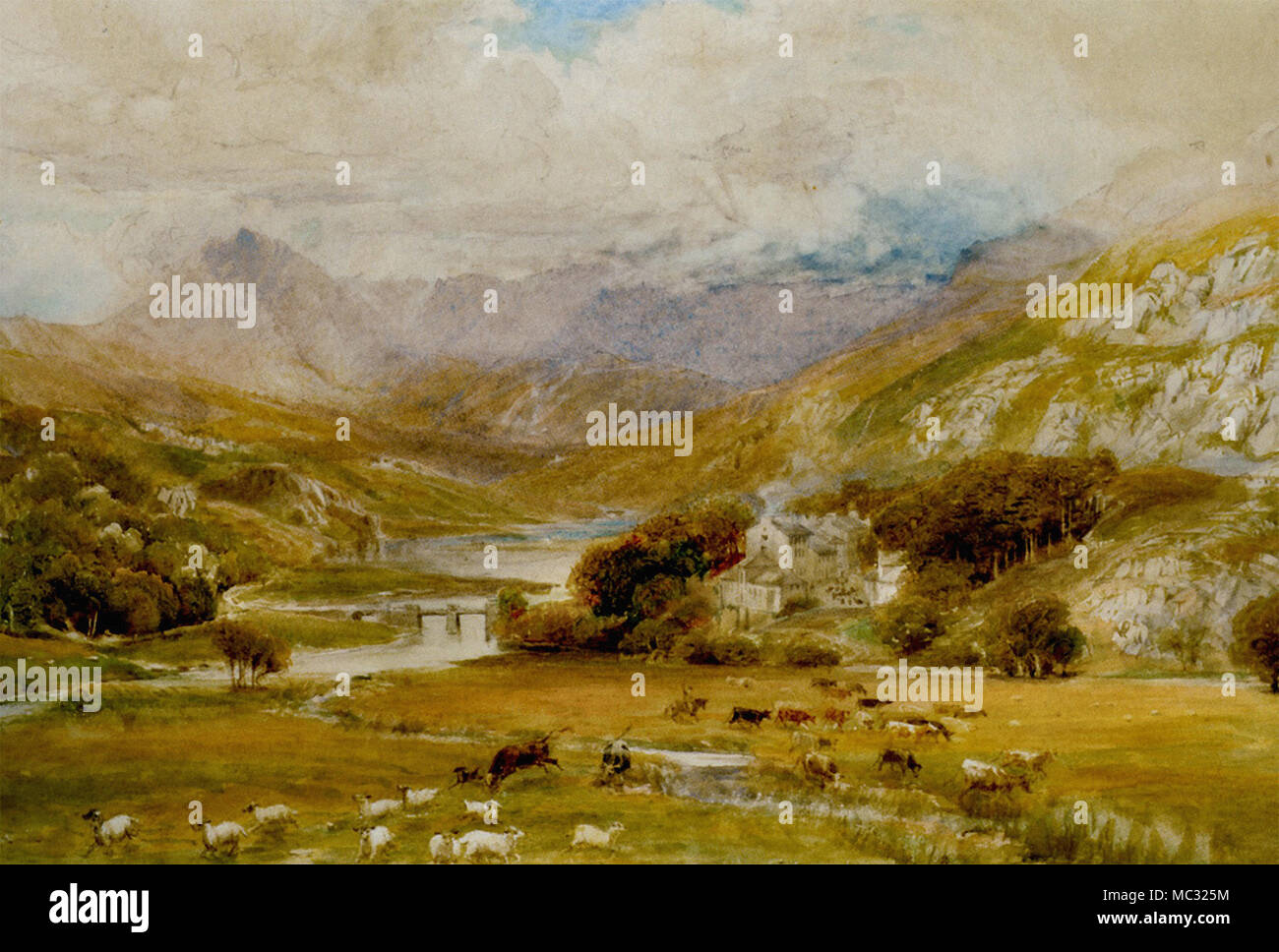 Cook Ebenezer Wake - Aproaching Storm at Capel Curig Wales Stock Photo ...