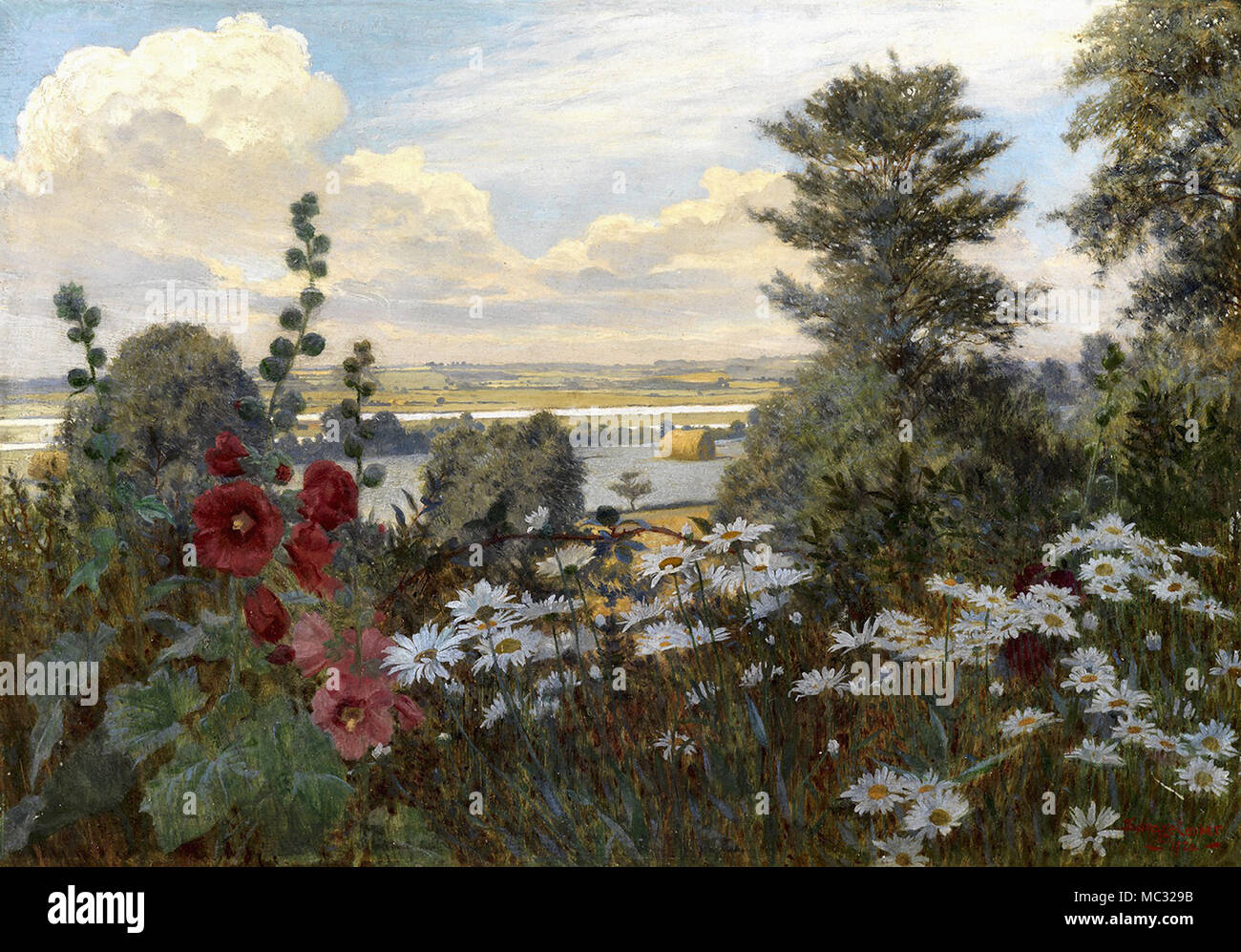 Cooper Walter Savage - the Valley of the Crouch Stock Photo - Alamy