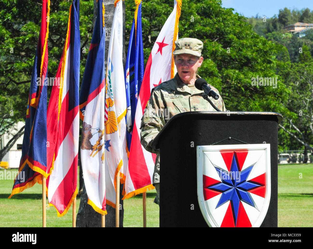 Maj. Gen. Susan A. Davidson, commanding general of the 8th Theater ...