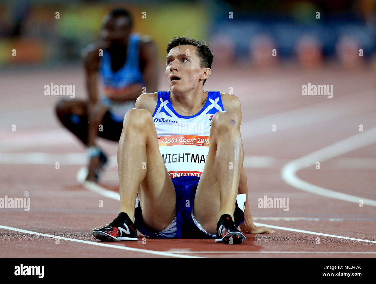 Scotland's Jake Wightman after the Men's 800m Final at the Carrara ...