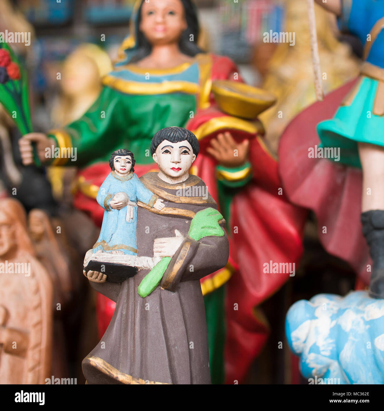 Catholic Saint Images in Baroque Stile Stock Photo - Alamy