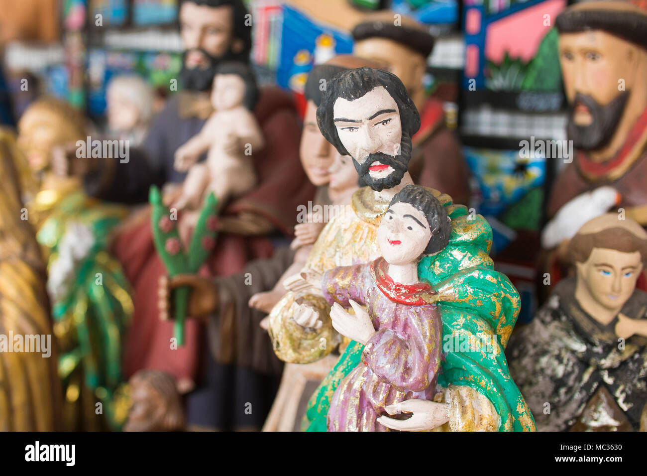 Catholic Saint Images in Baroque Stile Stock Photo - Alamy