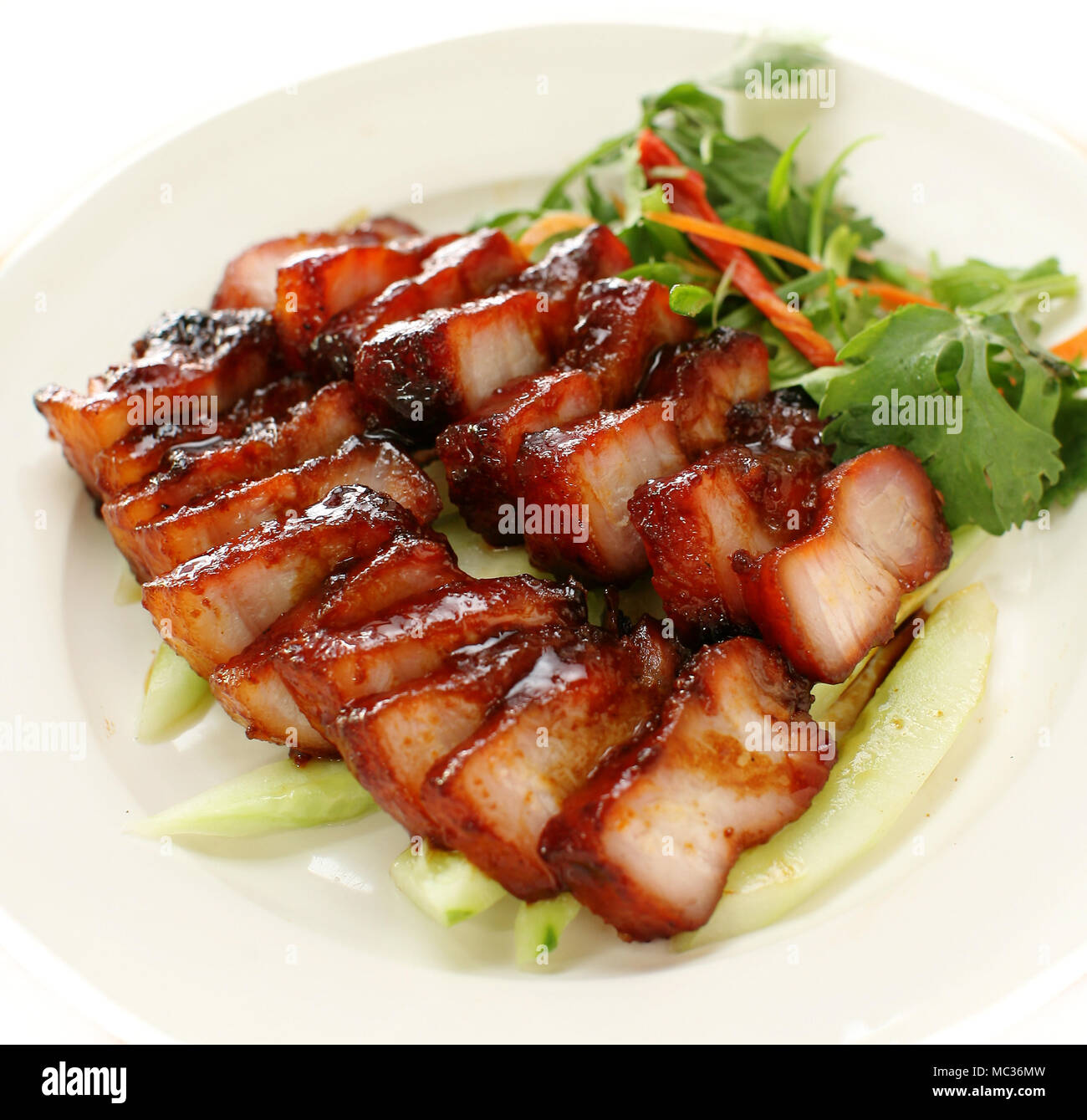pork. Chinese style BBQ pork Stock Photo - Alamy
