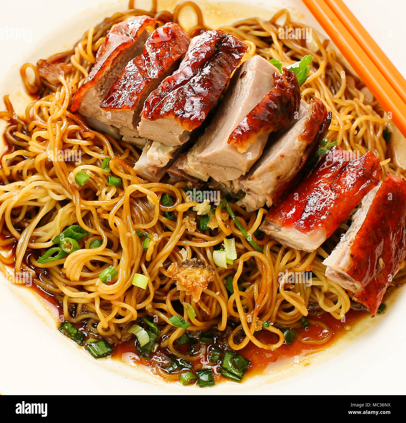 Duck noodle. Duck noodle asia Stock Photo - Alamy