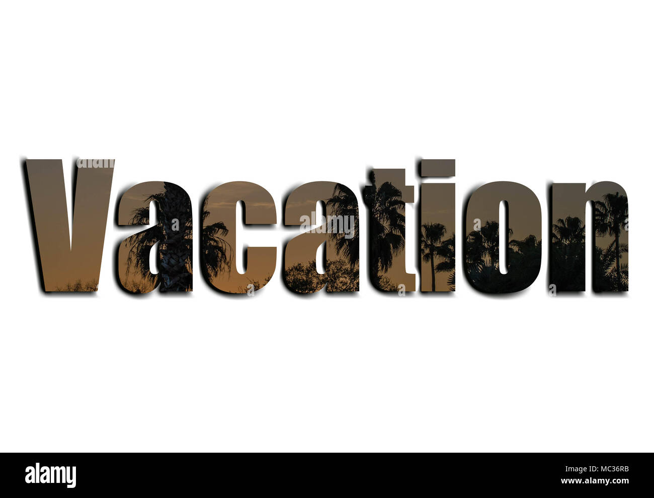 Orange sky tree silhouette Cut Out Stock Images & Pictures - Alamy