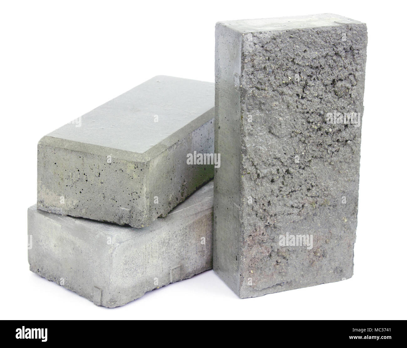 Concrete paver blocks Cut Out Stock Images & Pictures - Alamy