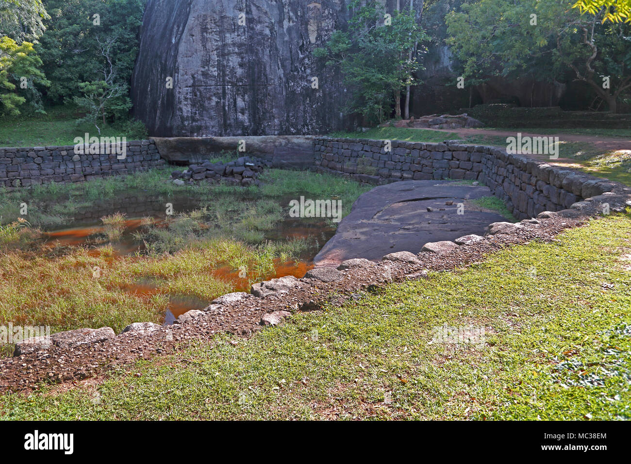Sigiriya North Central Province Sri Lanka Ruins Surrounding Sigiriya ...