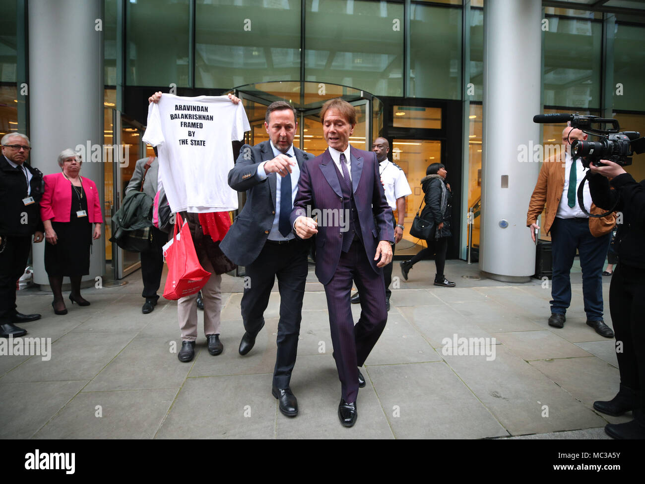 Cliff richard case at the high court hi-res stock photography and ...