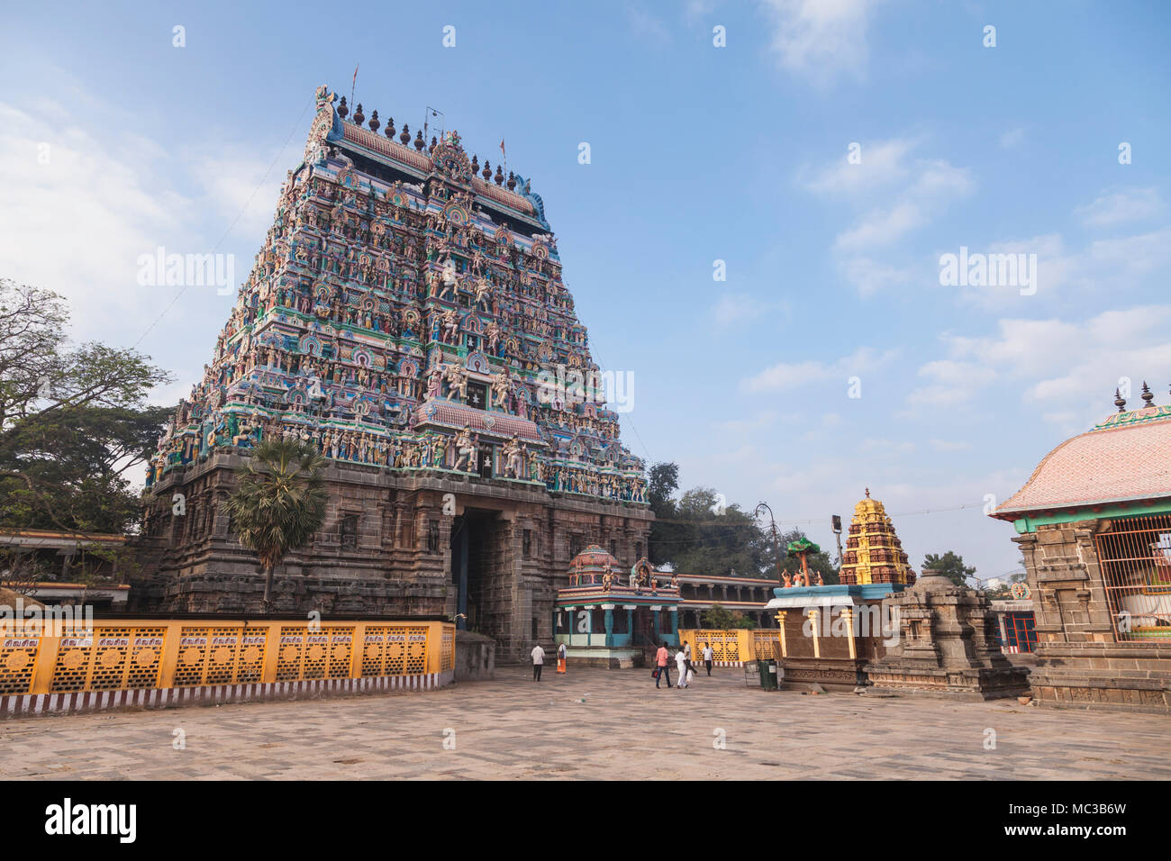 Asia, India, Tamil Nadu, Chidambaram, Chidambaram Nataraja temple Stock ...