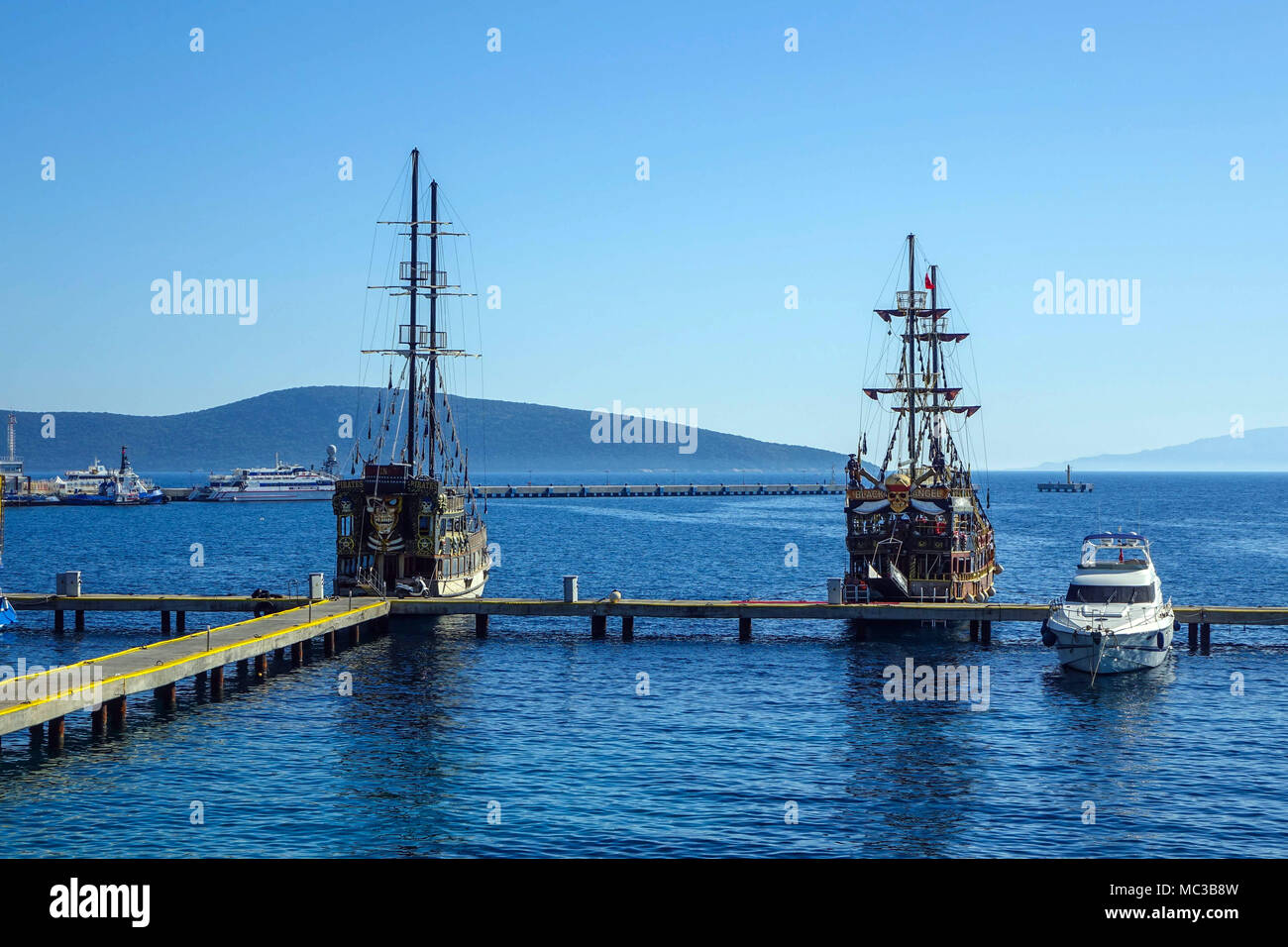 Sea front at Bodrum, Mugla, Turkey Stock Photo - Alamy