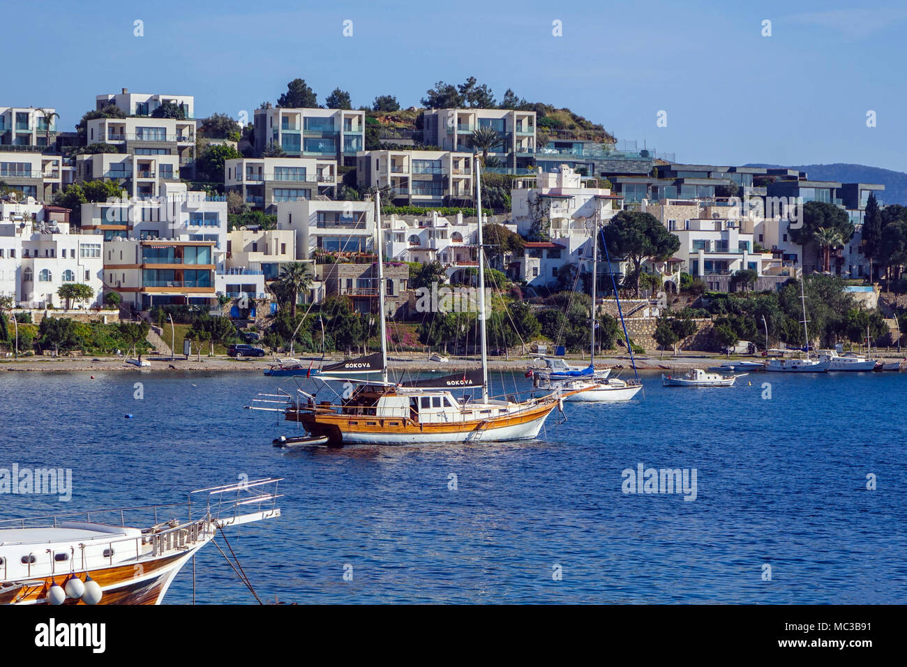 Sea front at Bodrum, Mugla, Turkey Stock Photo - Alamy