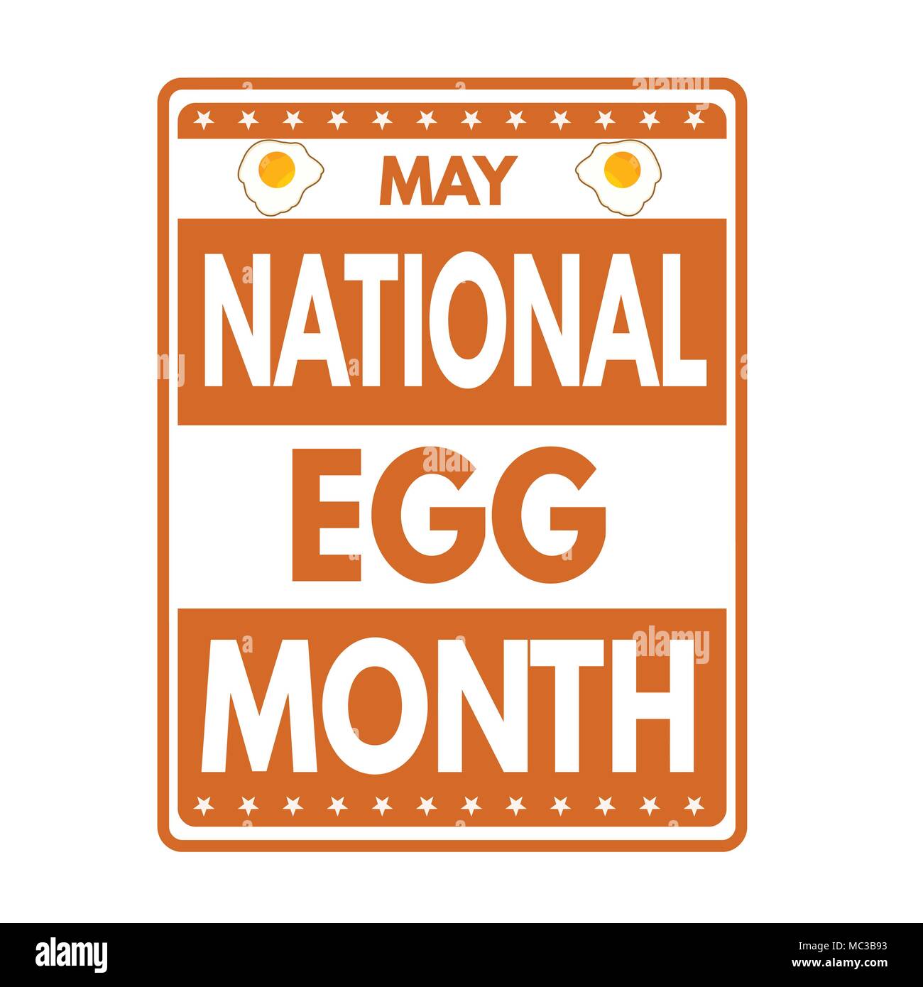 National egg month Stock Vector Images - Alamy