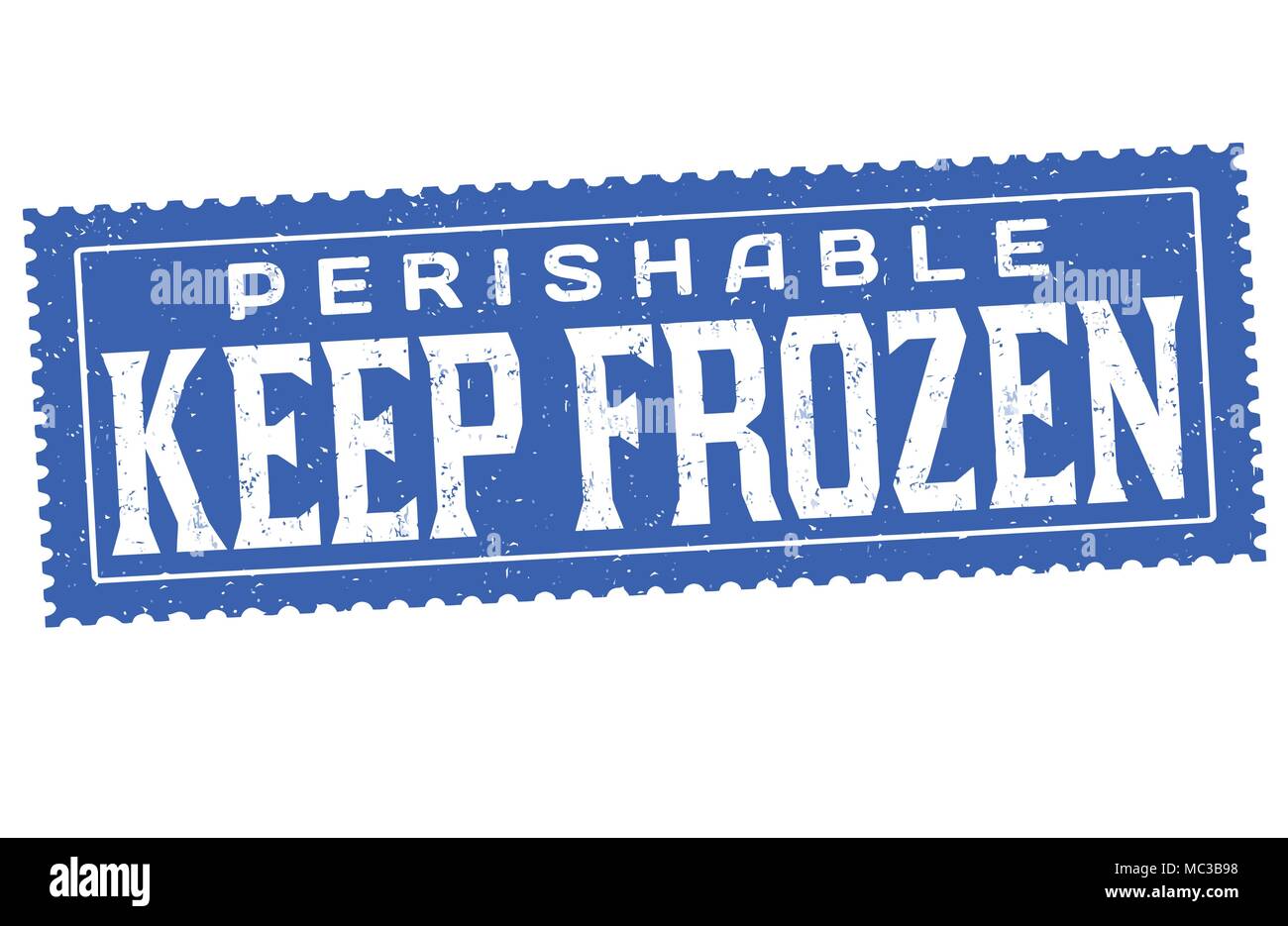 Keep frozen grunge rubber stamp on white background, vector ...