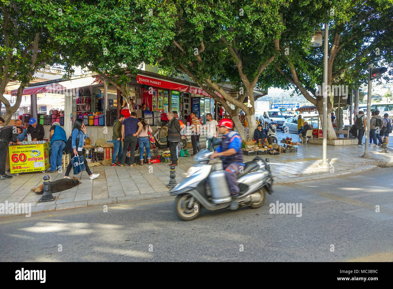 Sea front at Bodrum, Mugla, Turkey Stock Photo - Alamy