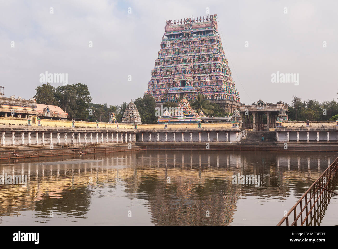 Chidambaram temple gopuram hi-res stock photography and images - Alamy