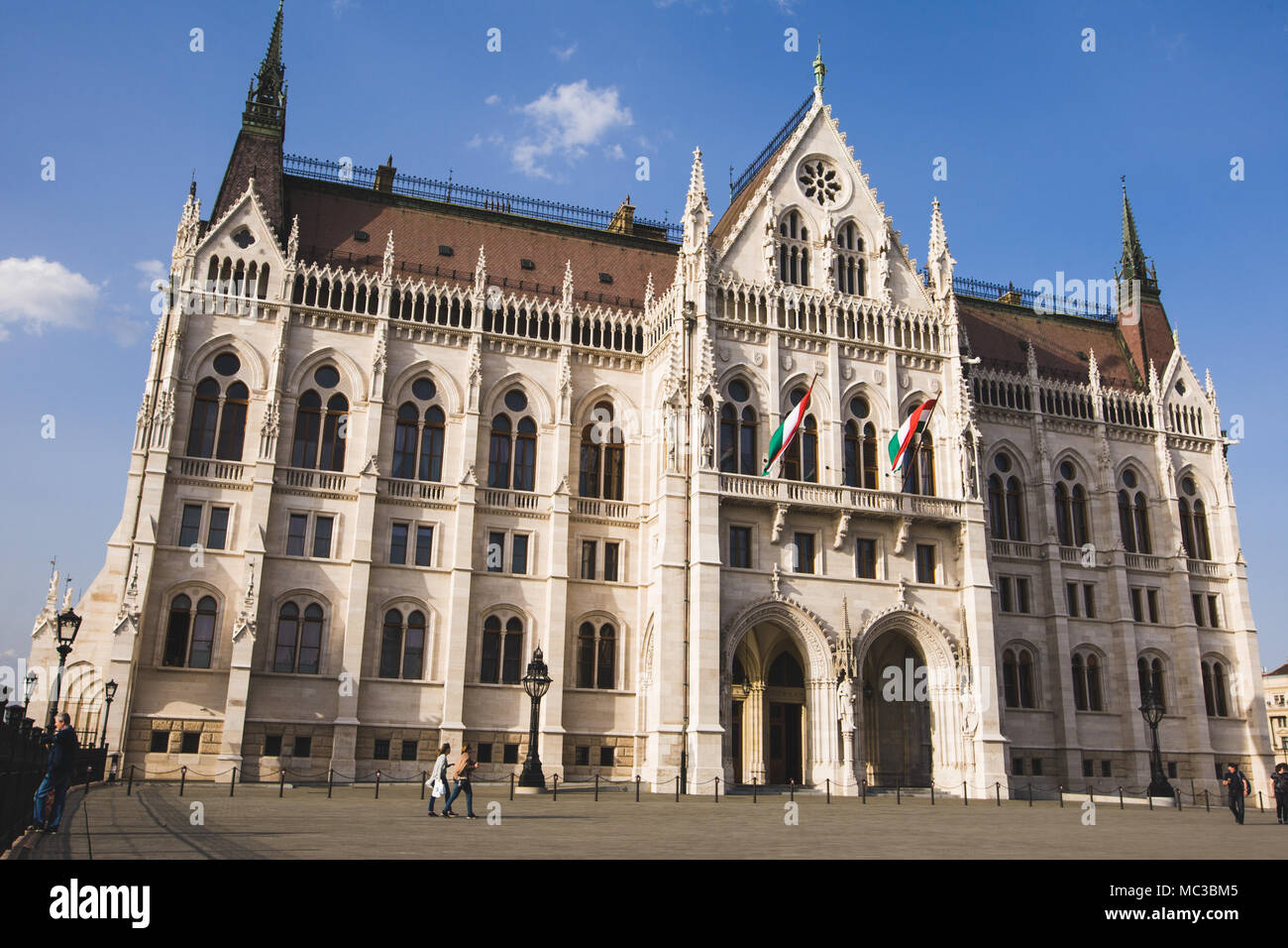Parliament building in Budapest, capital of Hungary with hungarian ...
