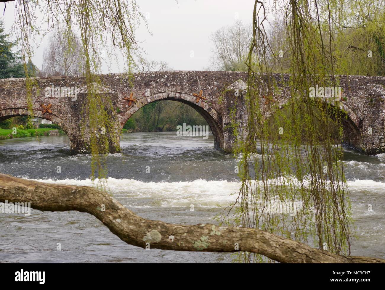 Bickleigh bridge hi-res stock photography and images - Alamy