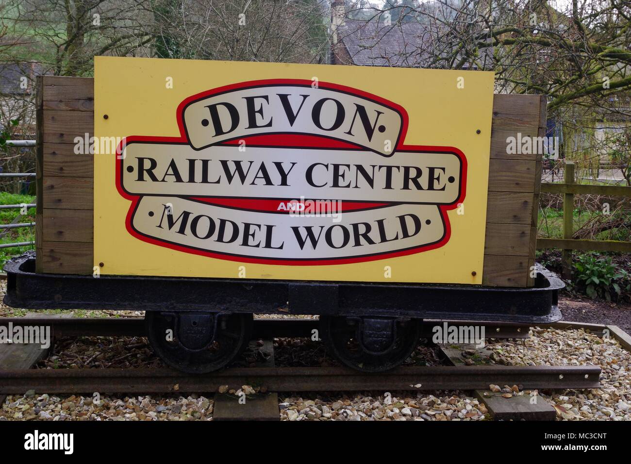 Devon Railway Centre and Model World Tourist Attraction Sign. By ...