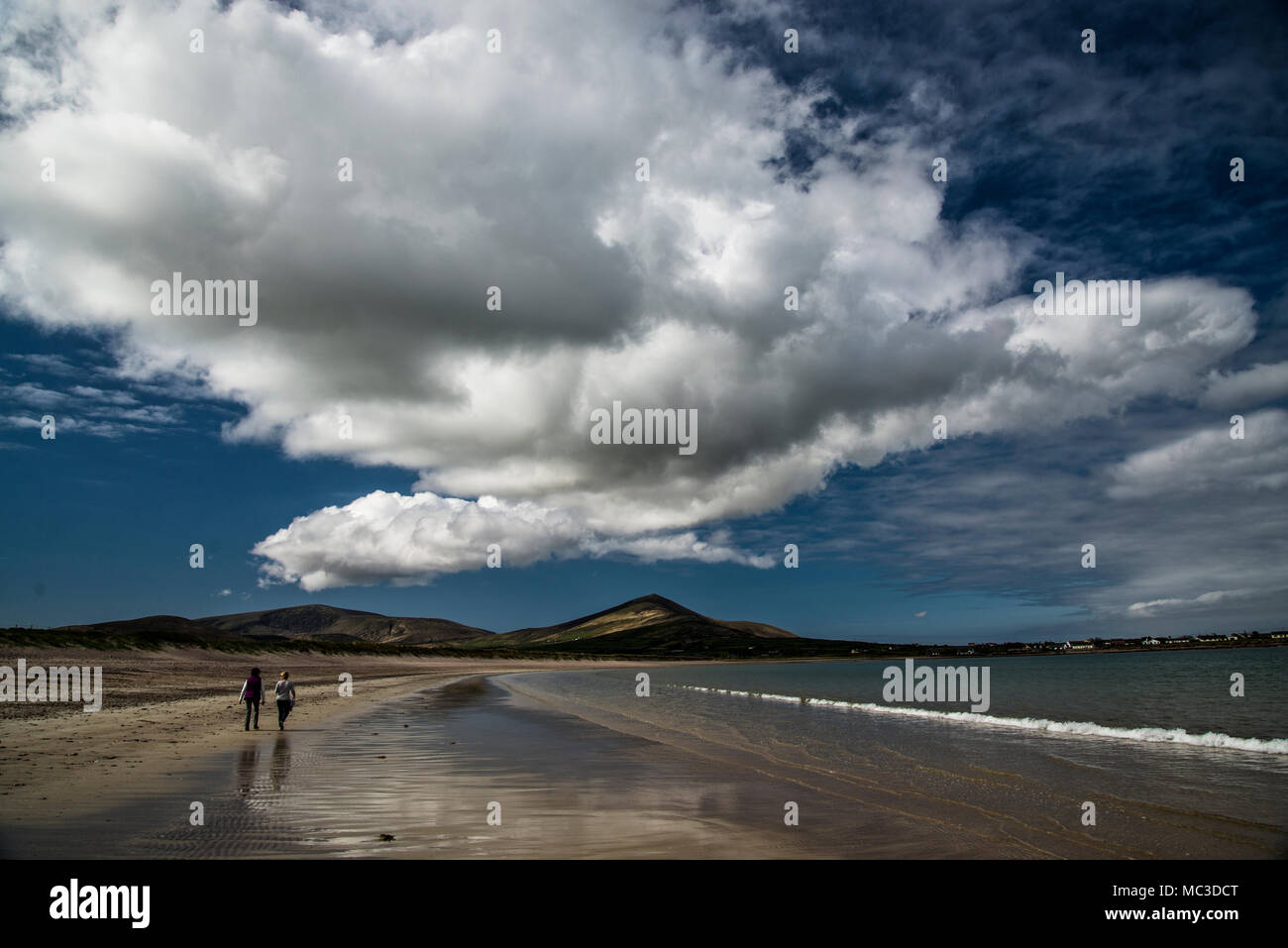 Caherconree mountain from near Keel, Dingle peninsula Stock Photo - Alamy
