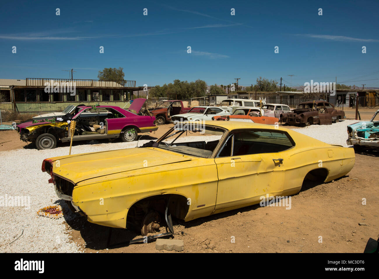 Drive In, Bombay Beach, Salton Sea, CaliforniaCalifornia, United States ...