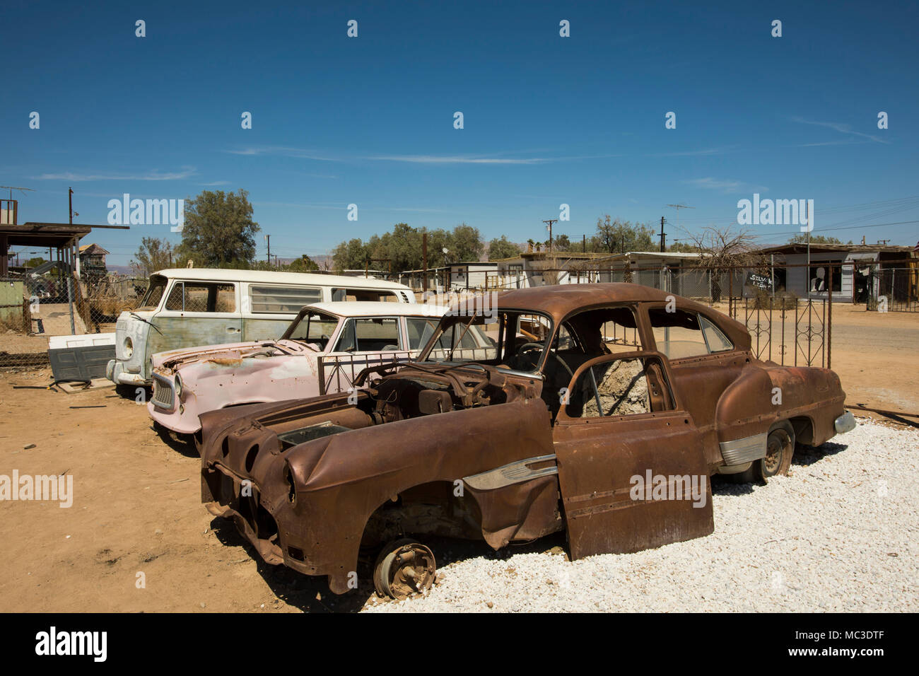 Drive In, Bombay Beach, Salton Sea, CaliforniaCalifornia, United States ...