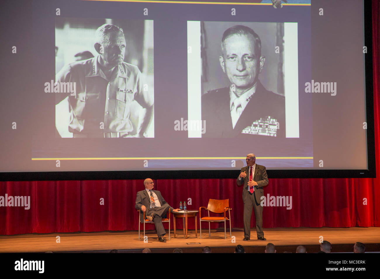 U.S. Marines and civilians with Marine Corps University host the ...