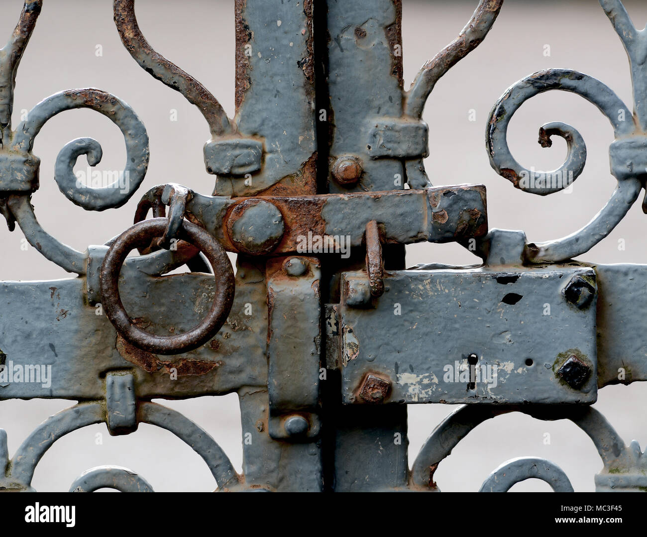 Lock garden gate latch hi-res stock photography and images - Alamy