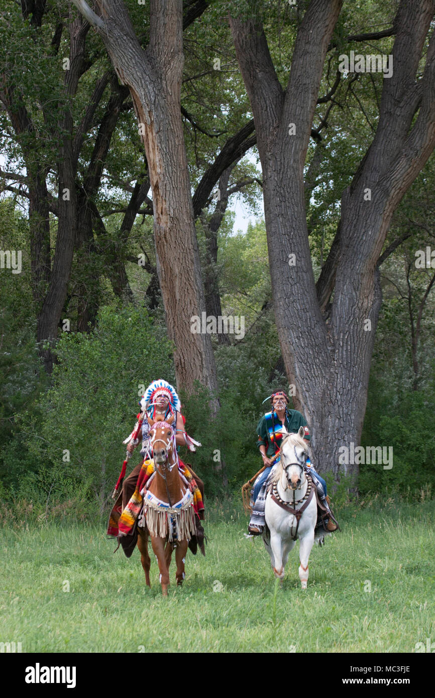Plains indian warriors hi-res stock photography and images - Alamy