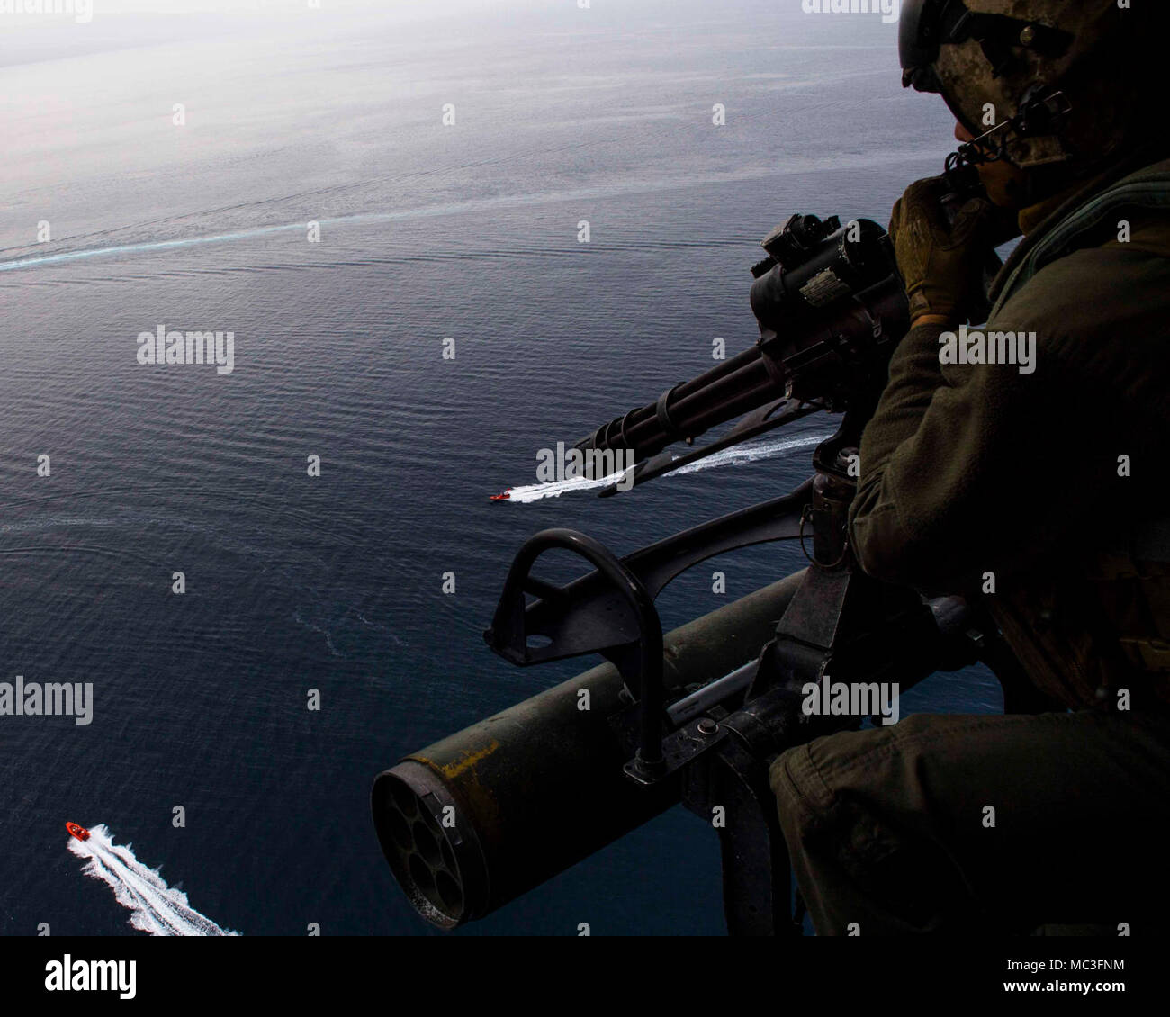 A Marine with Marine Medium Tiltrotor Squadron 166, the aviation combat ...