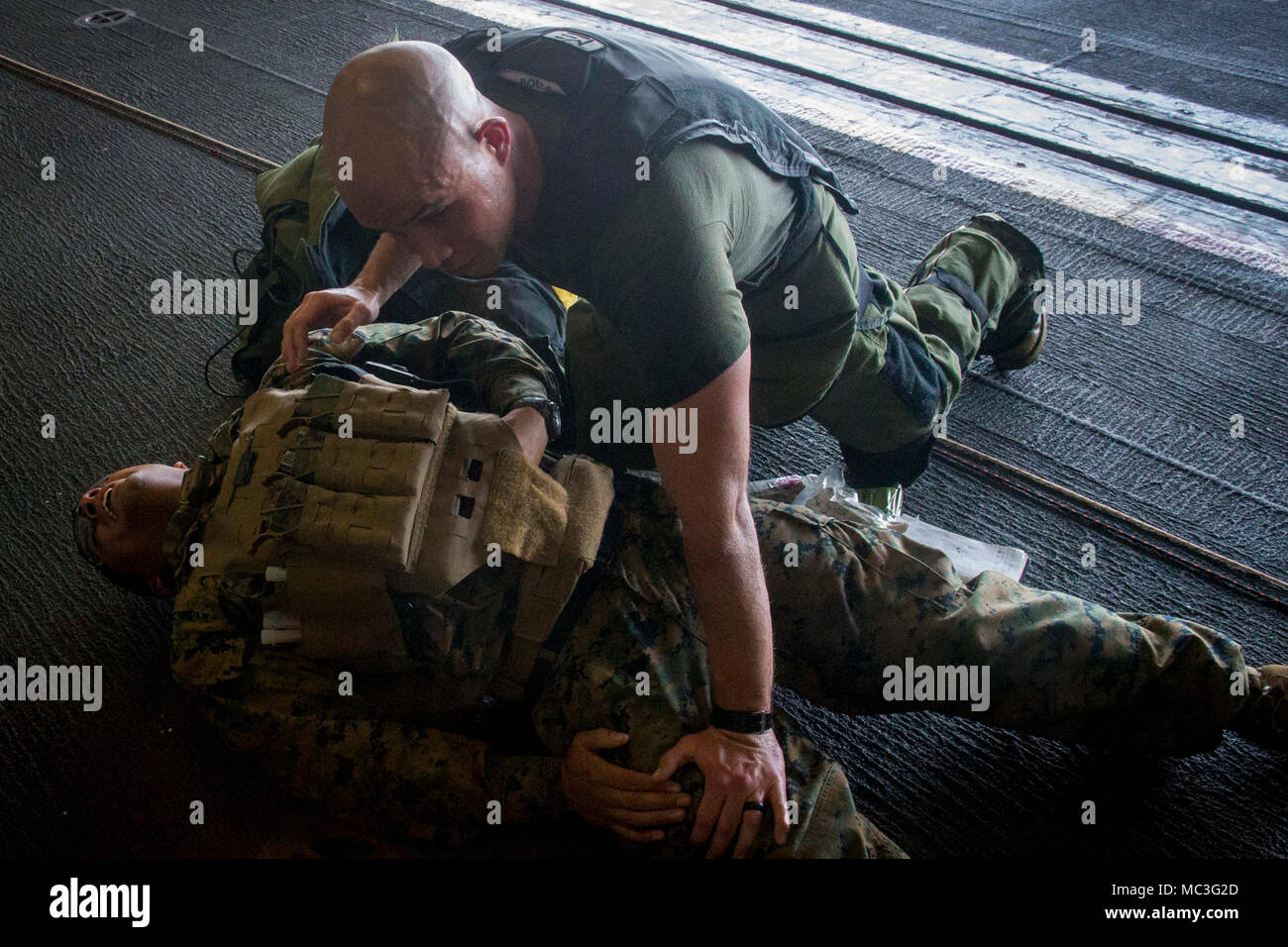 CWO2 Samuel Beltram, an Explosive Ordnance Disposal officer with Combat ...