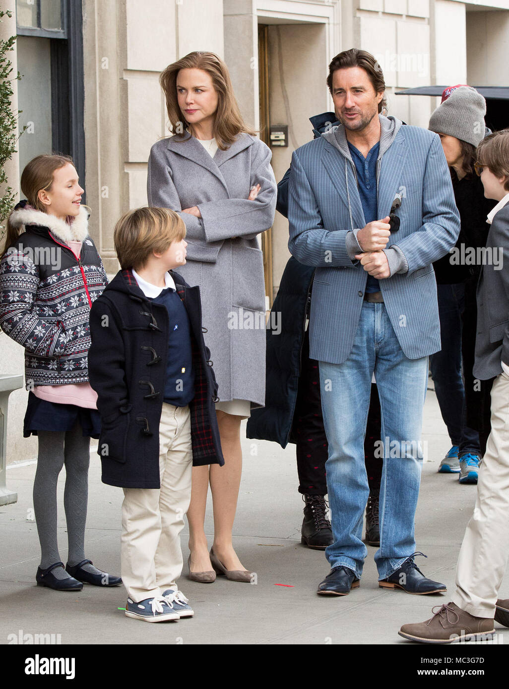 On Location with The Goldfinch Featuring: Nicole Kidman, Luke Wilson ...