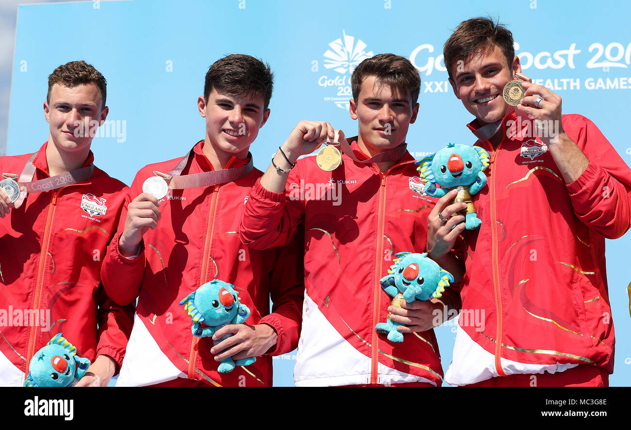 England's Noah Williams (left) and Matthew Dixon (silver) alongside ...