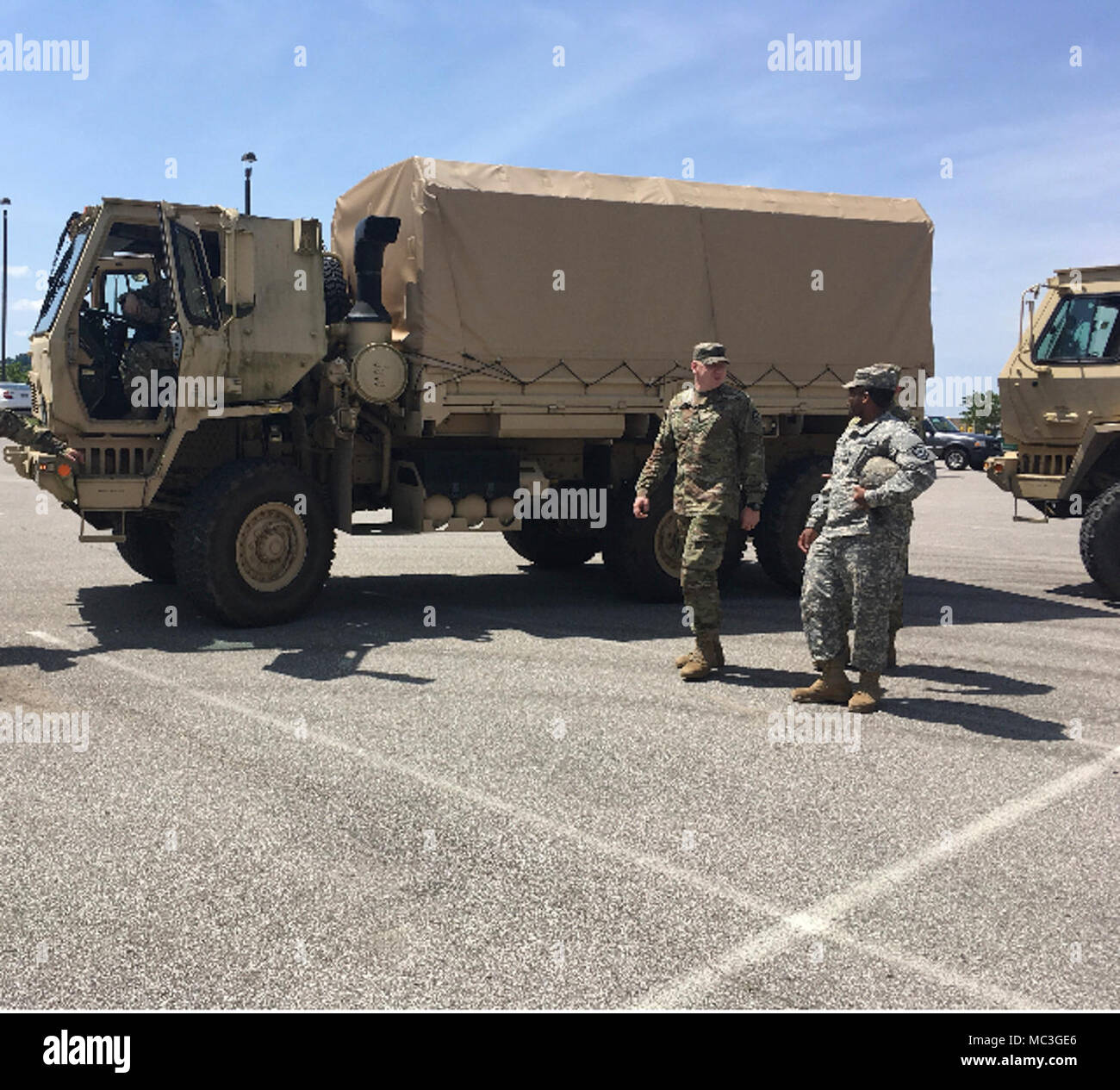 West Virginia Army National Guard Sgt. Adam Jarrell and Spc. John Luke ...