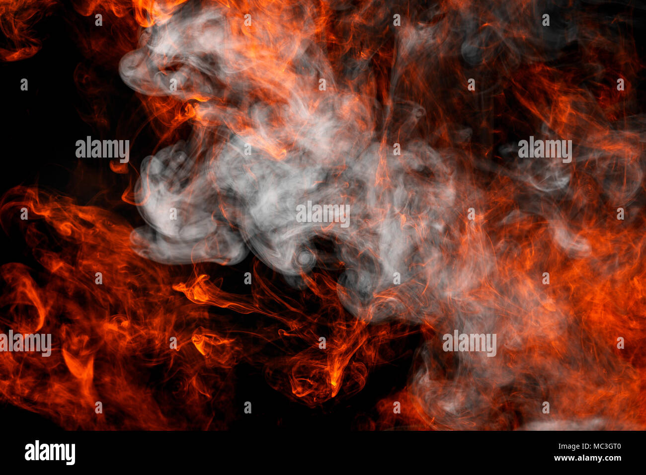 Fire flames background. Background of smoke vape Stock Photo - Alamy