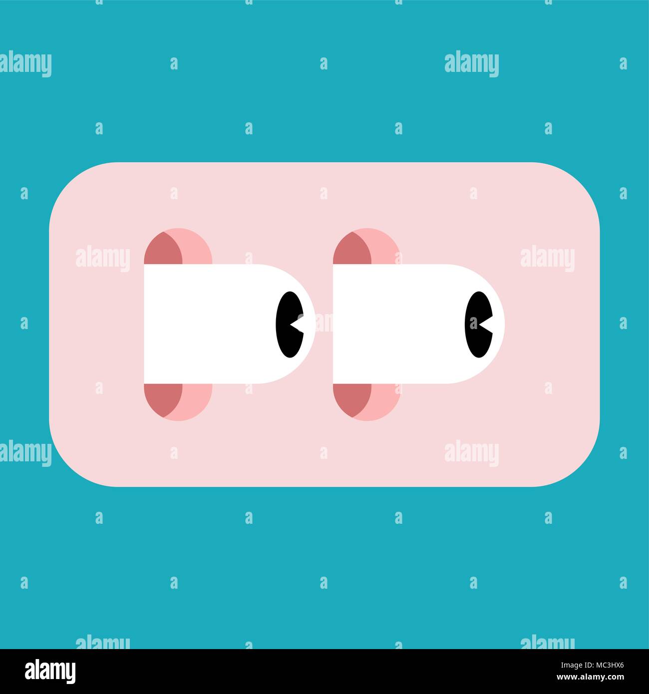 Shock eye isolated. Panic mental and fear Stock Vector Image & Art - Alamy