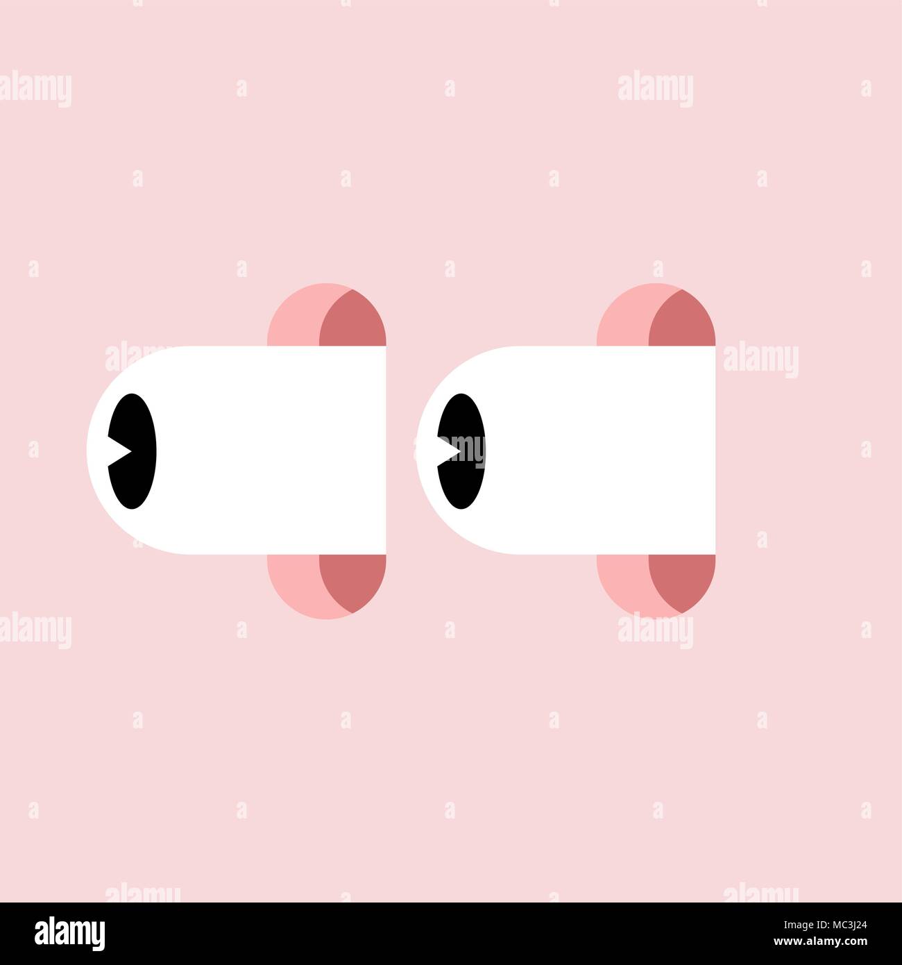 Shock eye isolated. Panic mental and fear Stock Vector Image & Art - Alamy