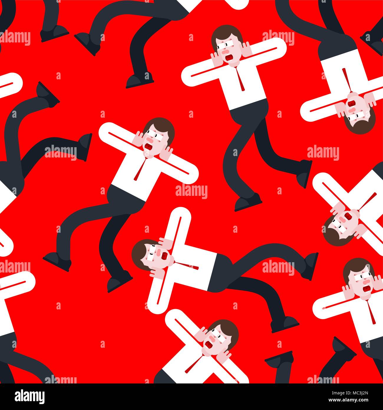 Man shocked girl Stock Vector Images - Alamy