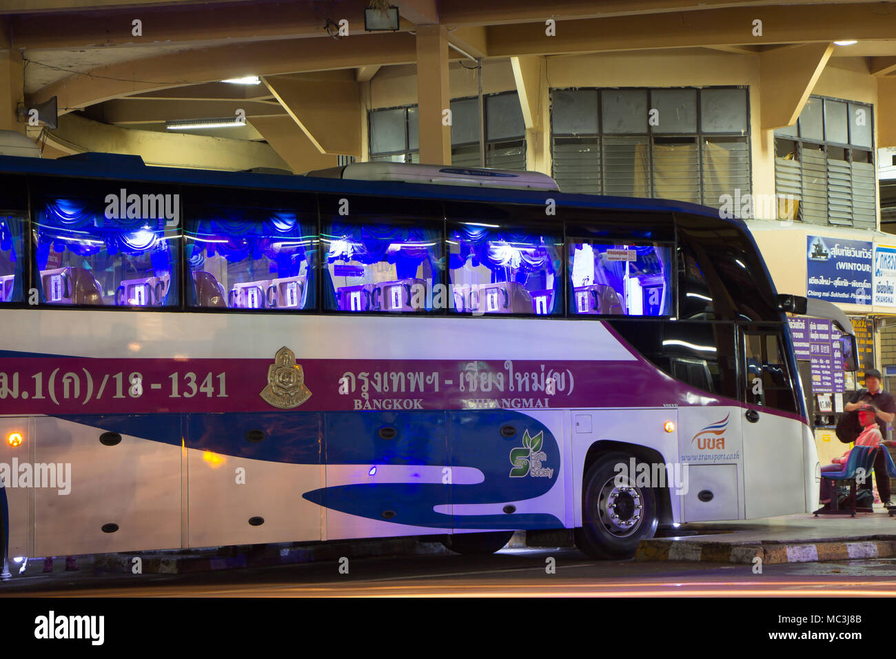 Bus bangkok to chiang mai hi-res stock photography and images - Alamy