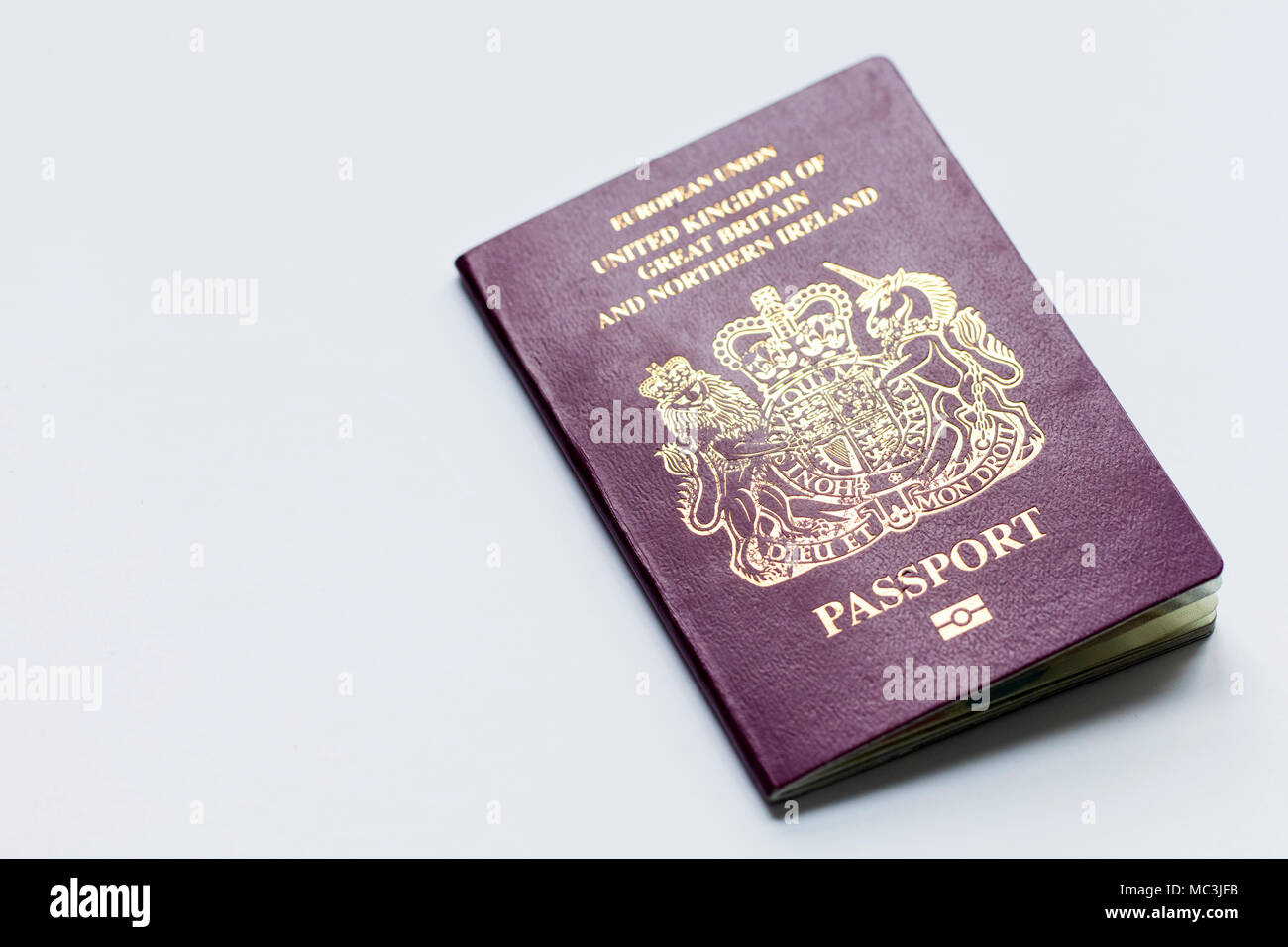 British passport check in hi-res stock photography and images - Alamy