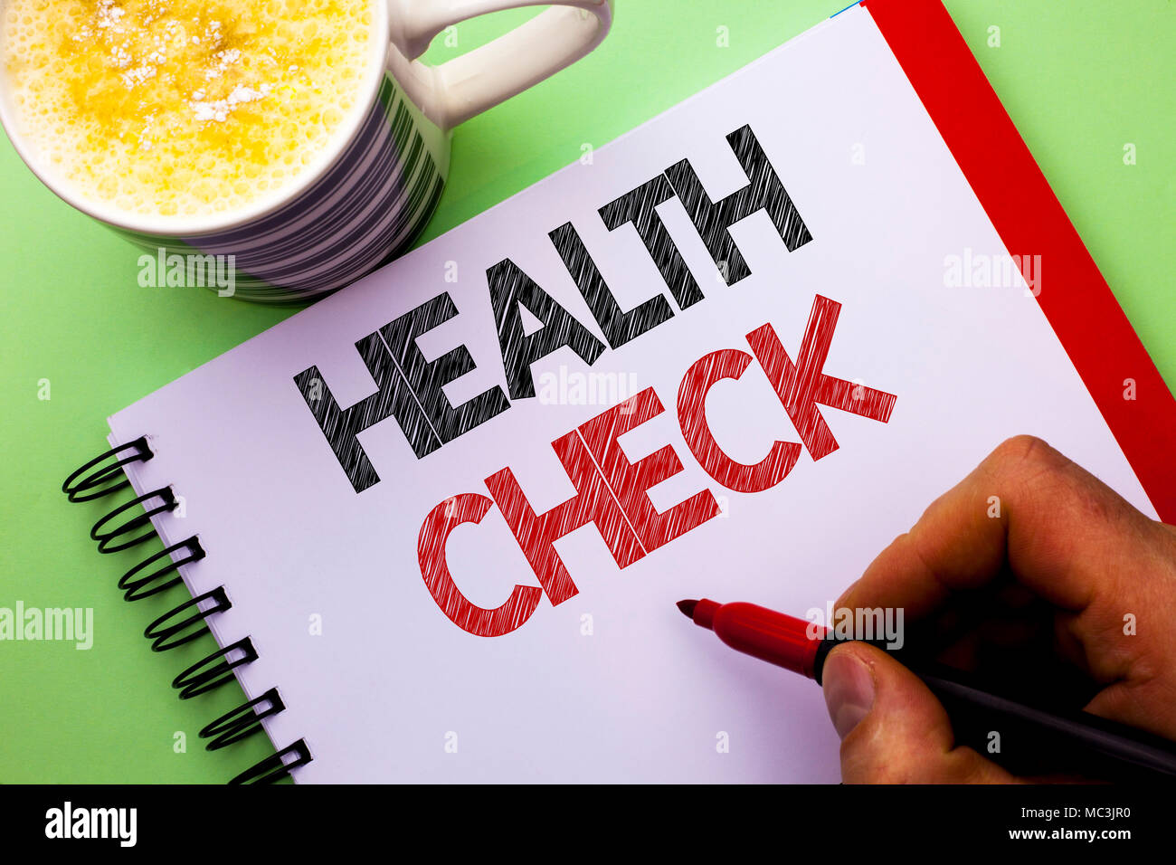 Word writing text Health Check. Business concept for Medical ...