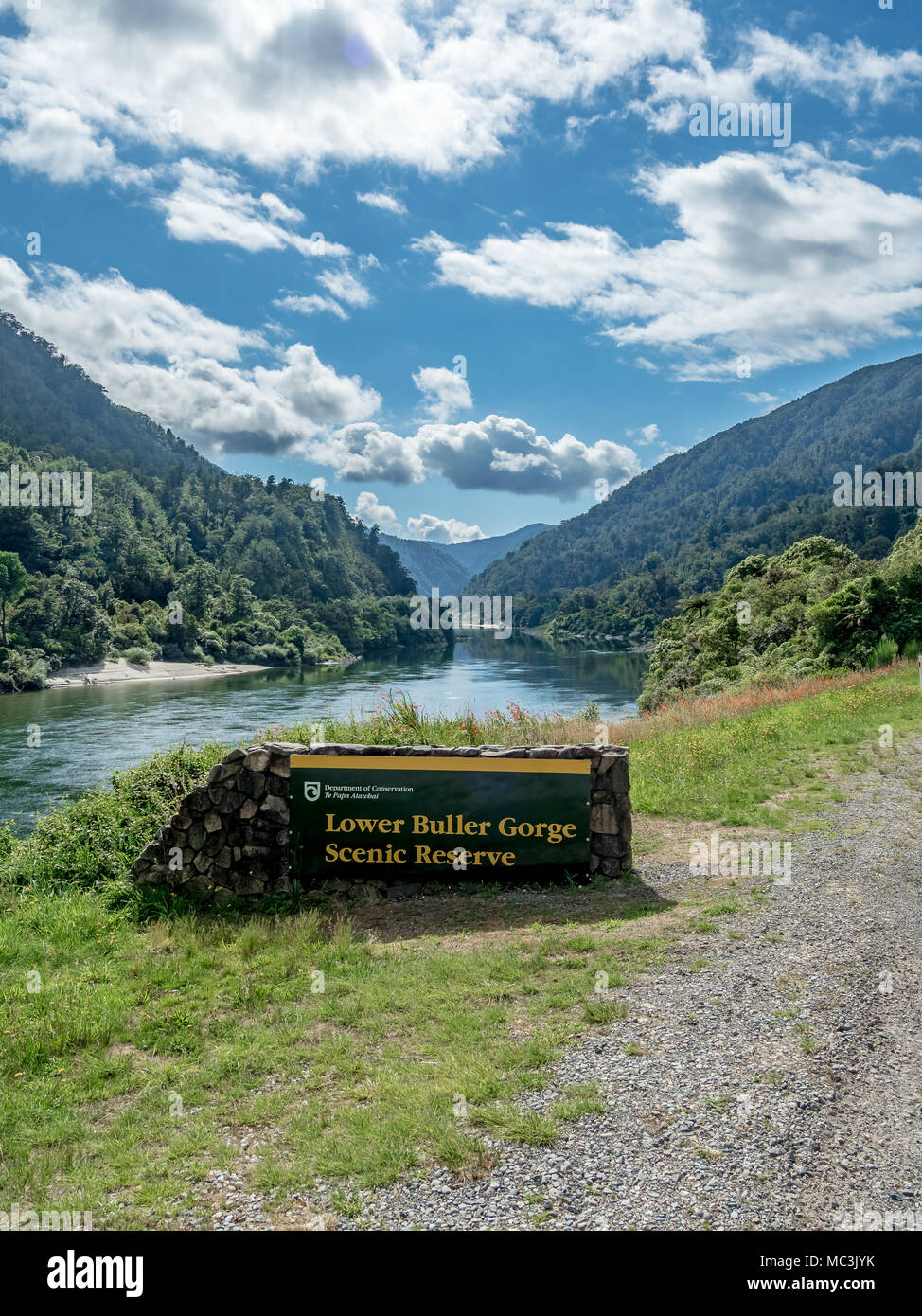 The beautiful Lower Buller gorge in Bew Zealand Stock Photo - Alamy
