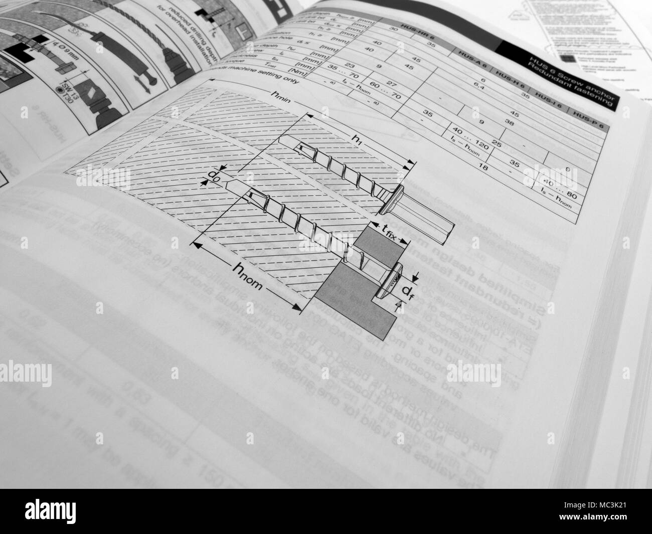 fastener technical data sheet for fixings used in the construction ...