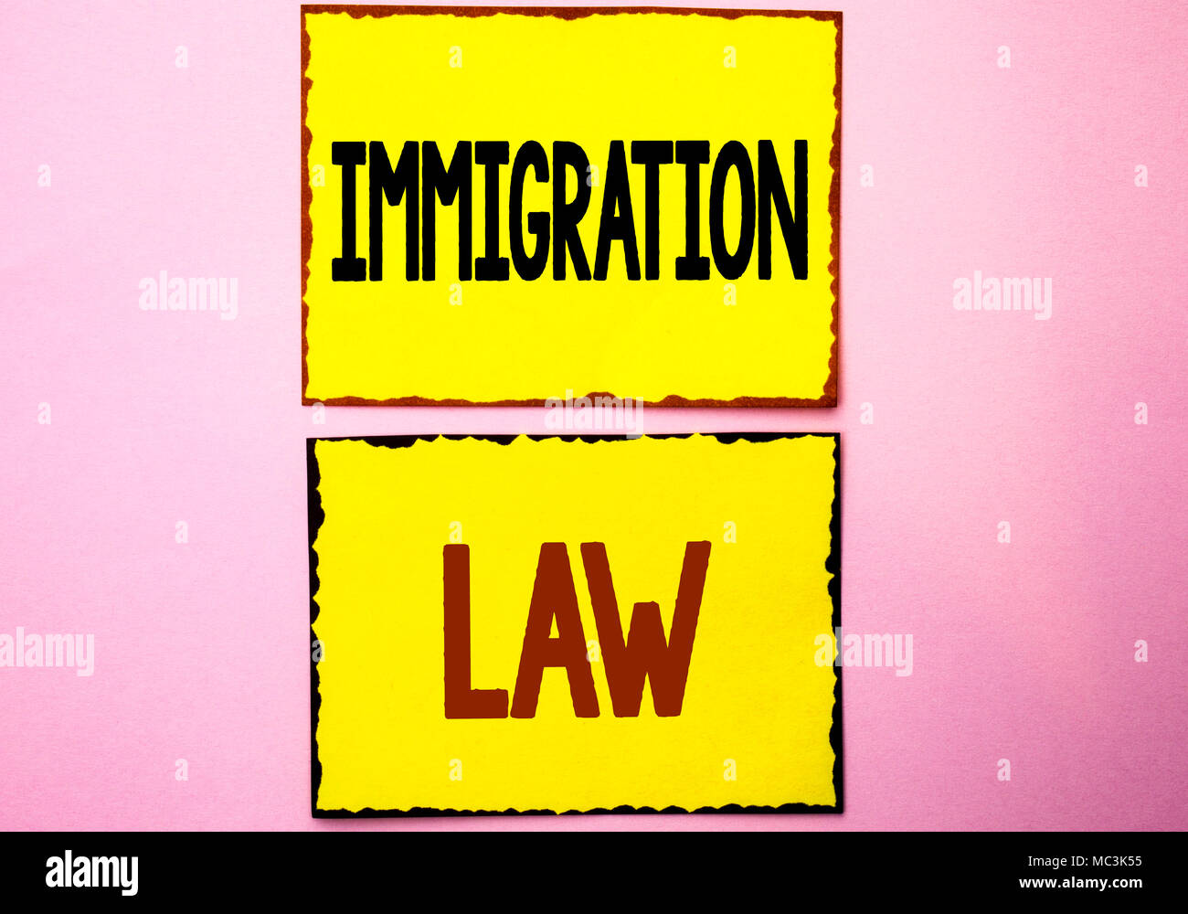 Word writing text Immigration Law. Business concept for National ...