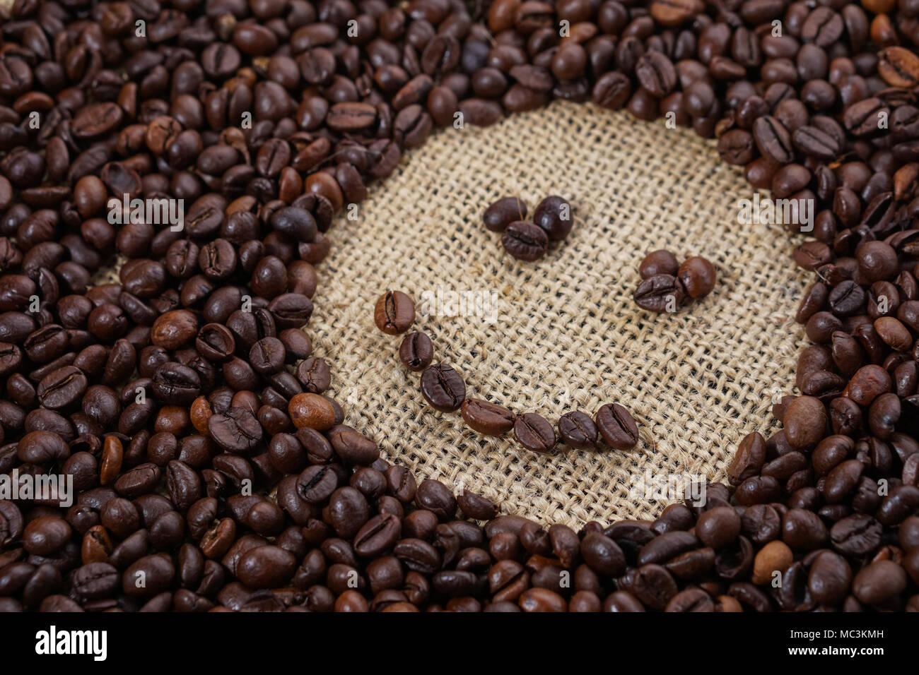 Stylized coffee beans hi-res stock photography and images - Alamy